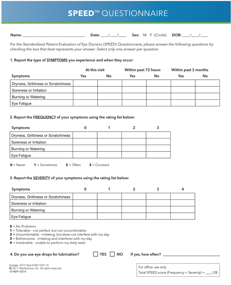 Updates In Dry Eye Disease: Diagnosing and Treating Patients with ...