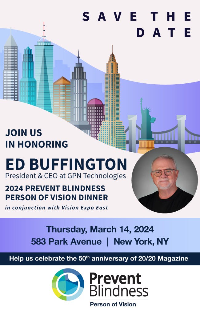 Prevent Blindness Names Ed Buffington, GPN Technologies, as the 2024 ...