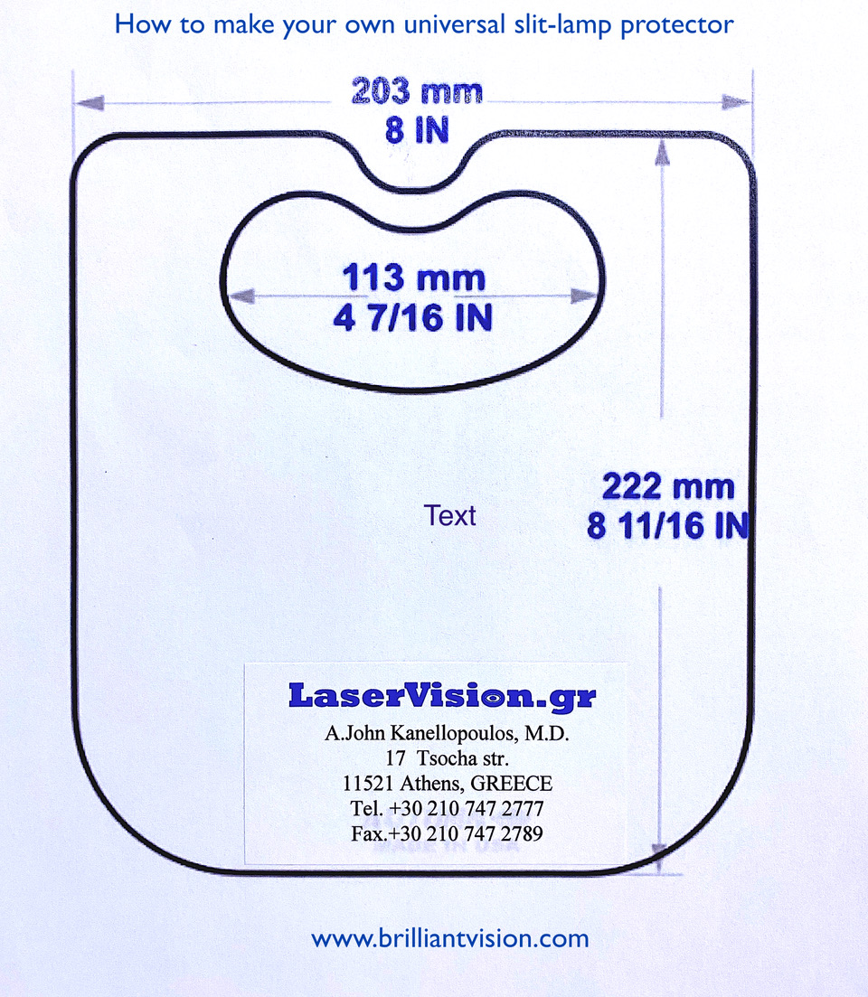 Slit-Lamp Droplet Shield - Modern Optometry