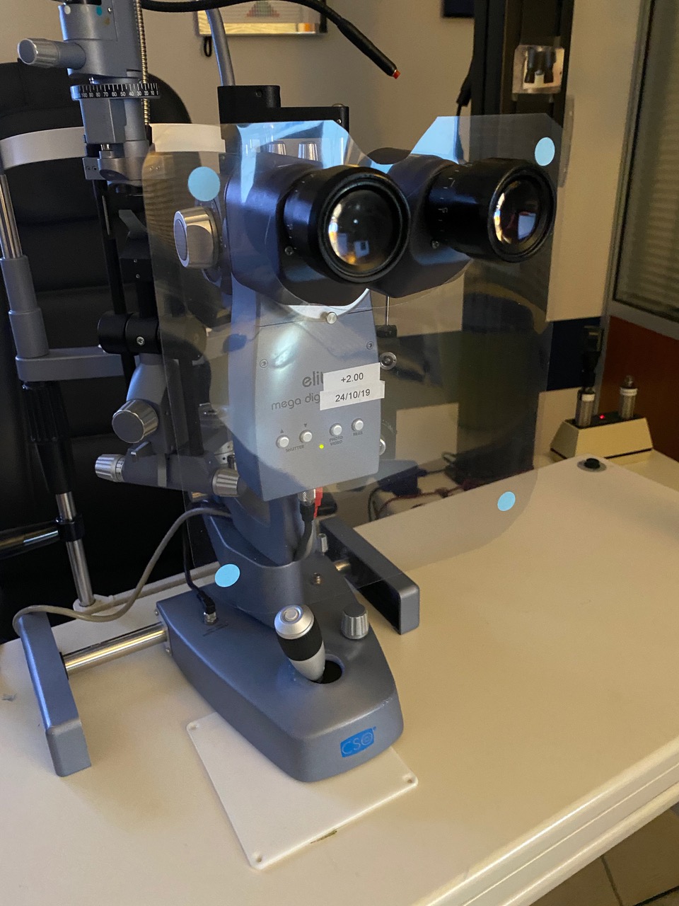 Slit-Lamp Droplet Shield - Modern Optometry