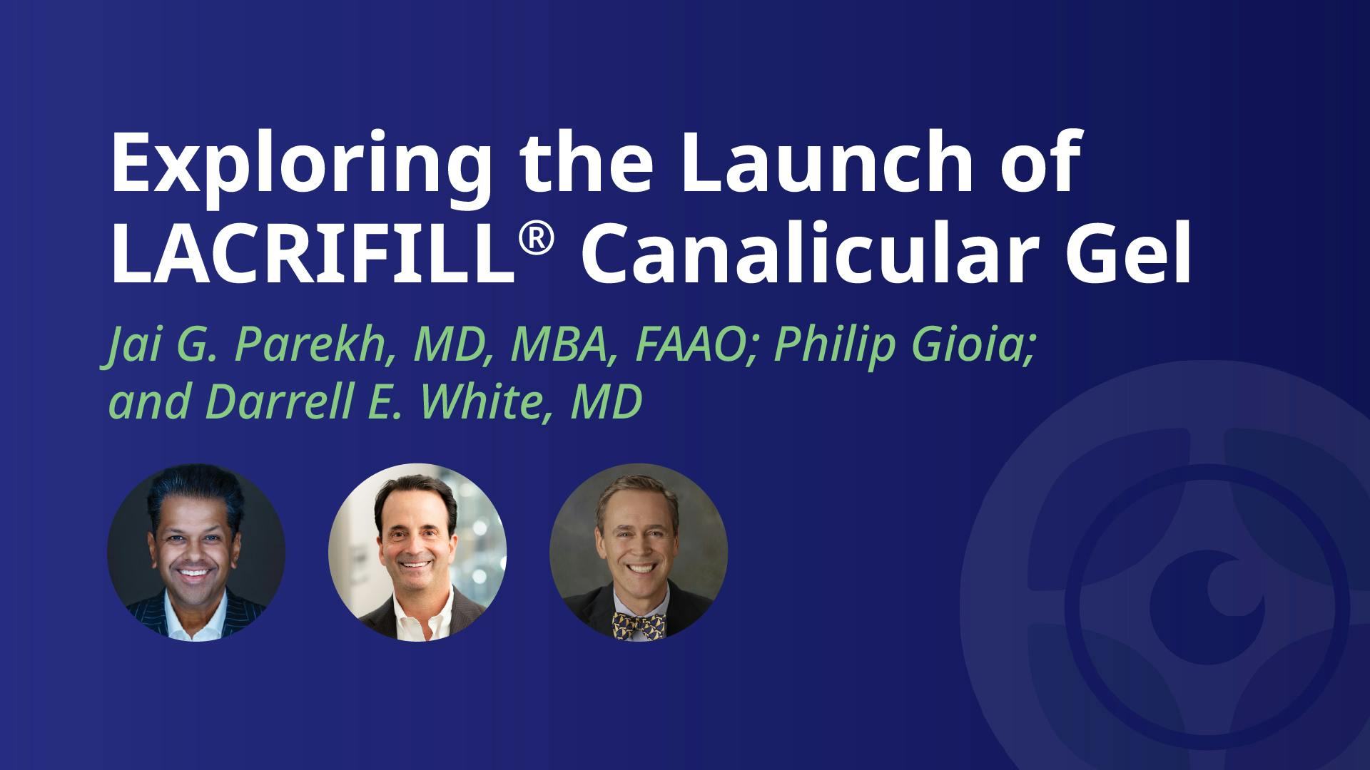 LACRIFILL® Canalicular Gel by Nordic Pharma, Inc. - Eyetube