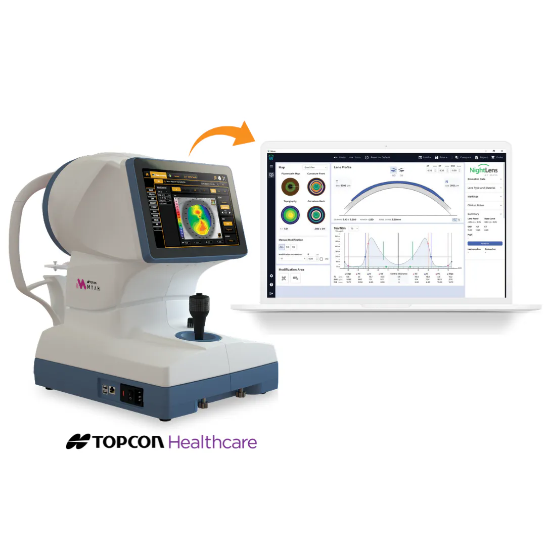 WAVE Eye Care Announces Integration Between Topcon MYAH and WAVE Lens ...