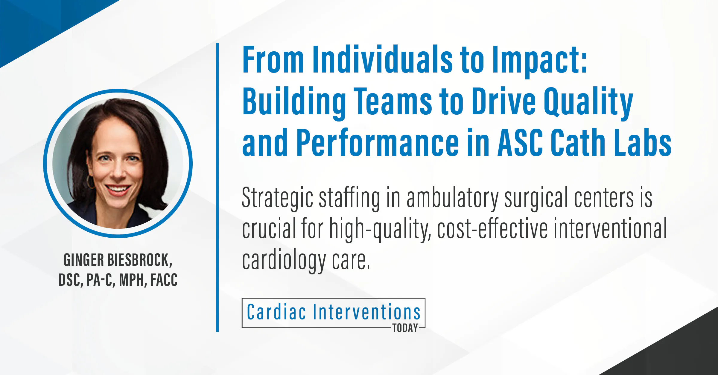 From Individuals to Impact: Building Teams to Drive Quality and ...