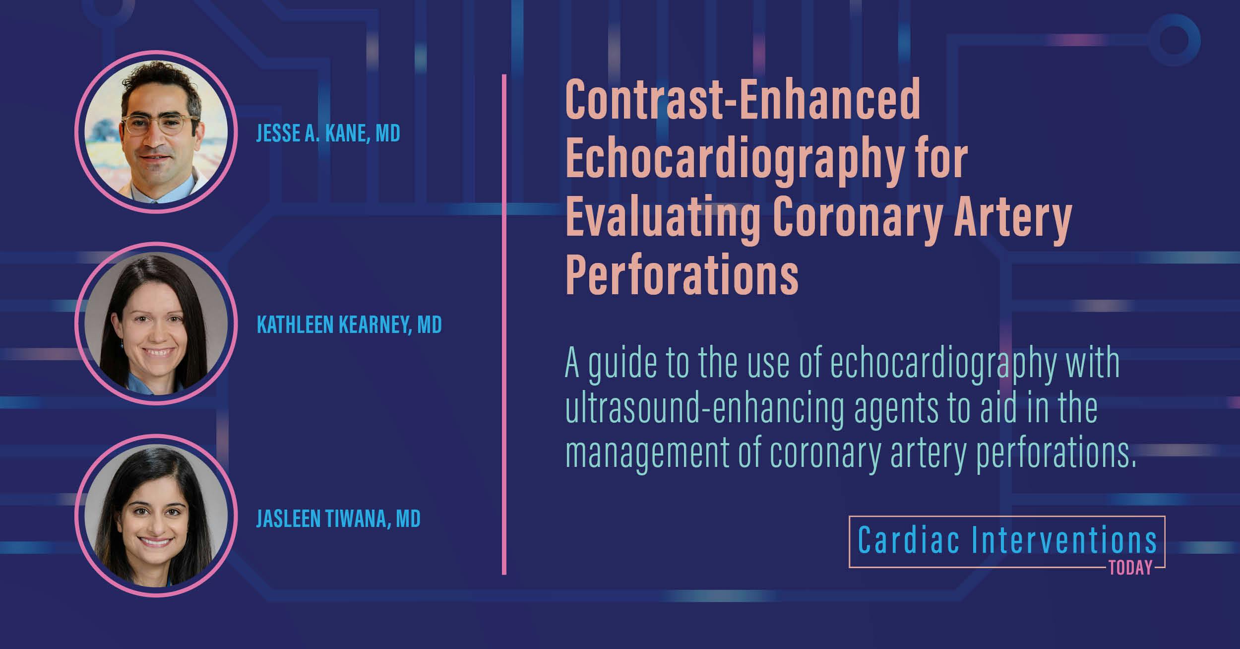 Contrast-Enhanced Echocardiography for Evaluating Coronary Artery ...