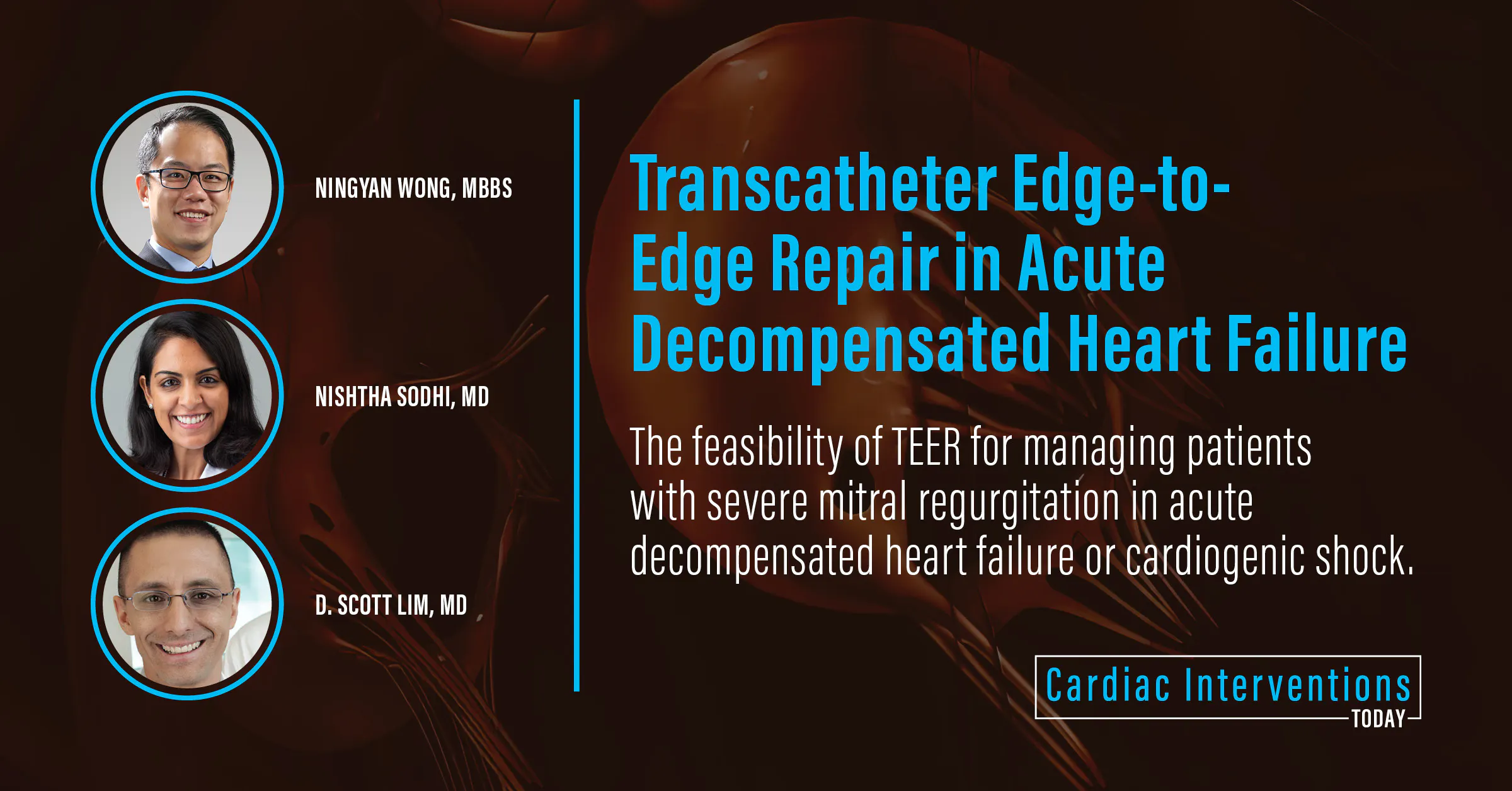 Transcatheter Edge-to-Edge Repair in Acute Decompensated Heart Failure ...