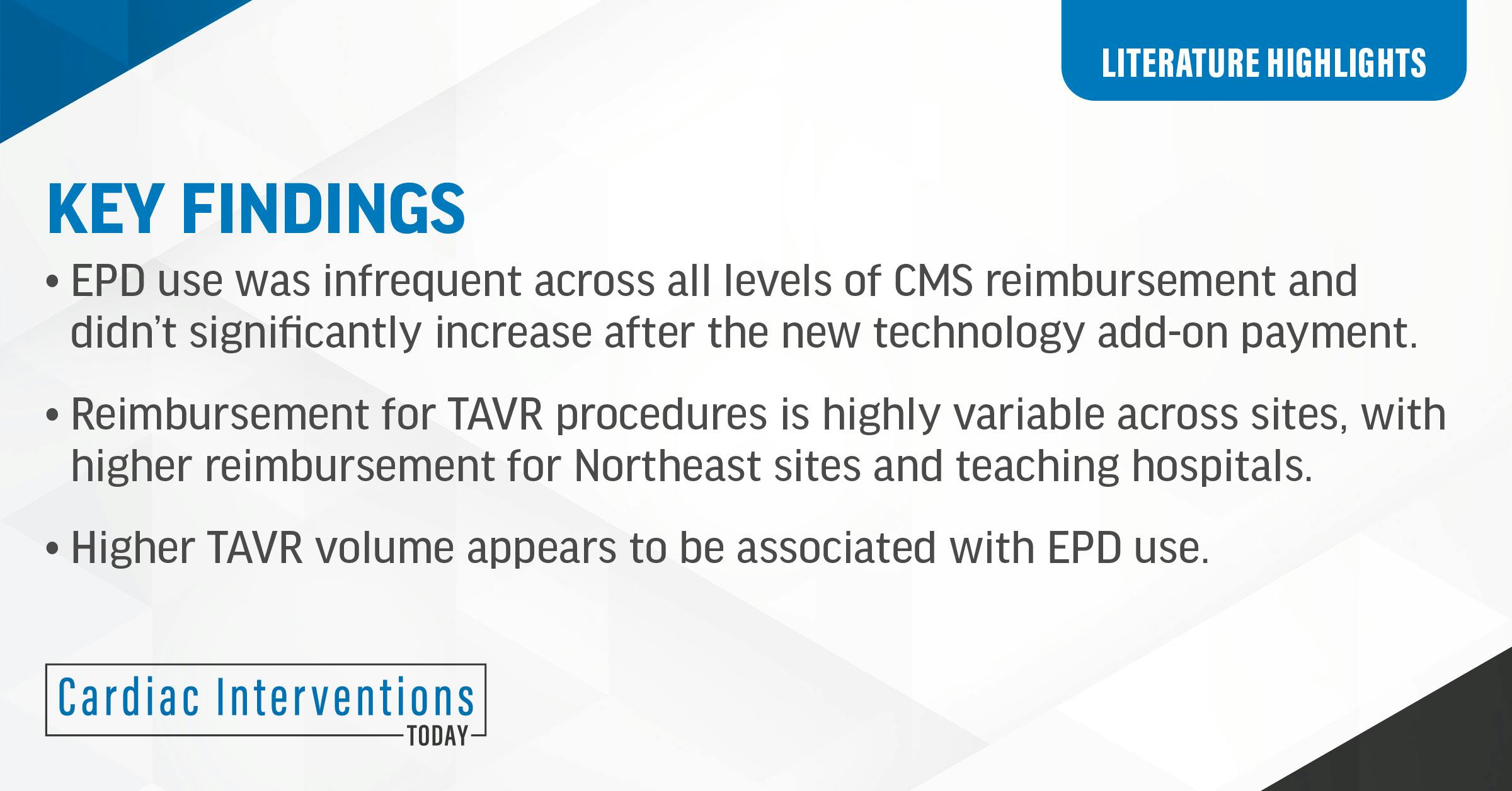 Study Evaluates Economic Drivers of Embolic Protection Device Use ...