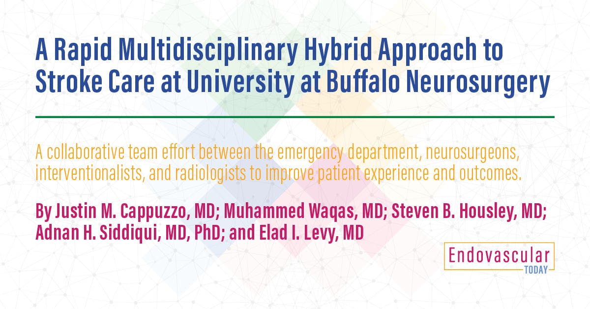 A Rapid Multidisciplinary Hybrid Approach to Stroke Care at University ...