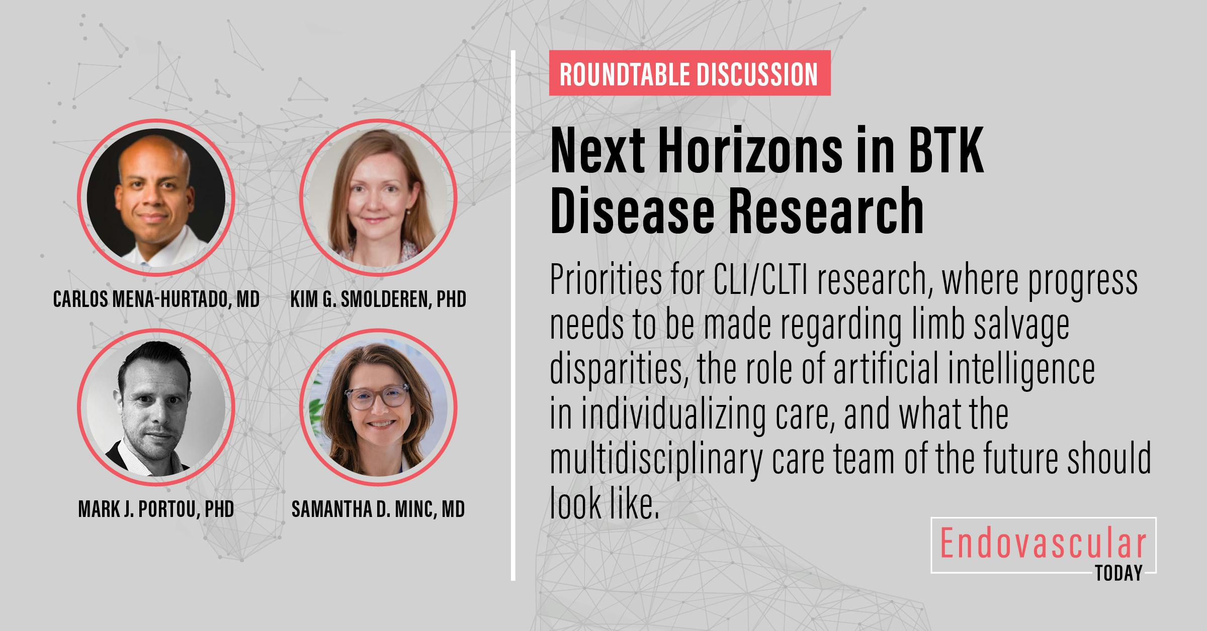 Next Horizons in BTK Disease Research - Endovascular Today