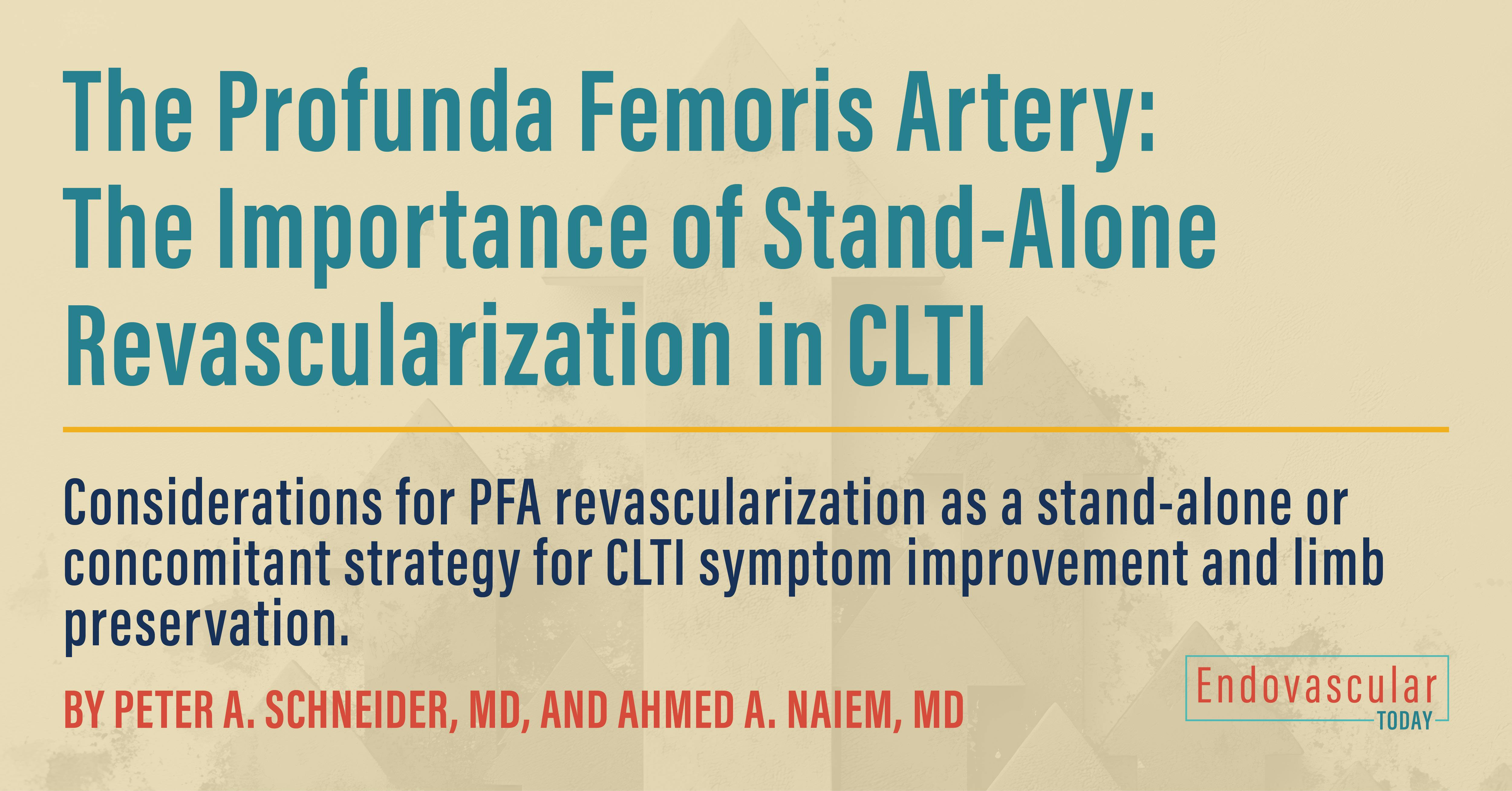 The Profunda Femoris Artery: The Importance of Stand-Alone ...