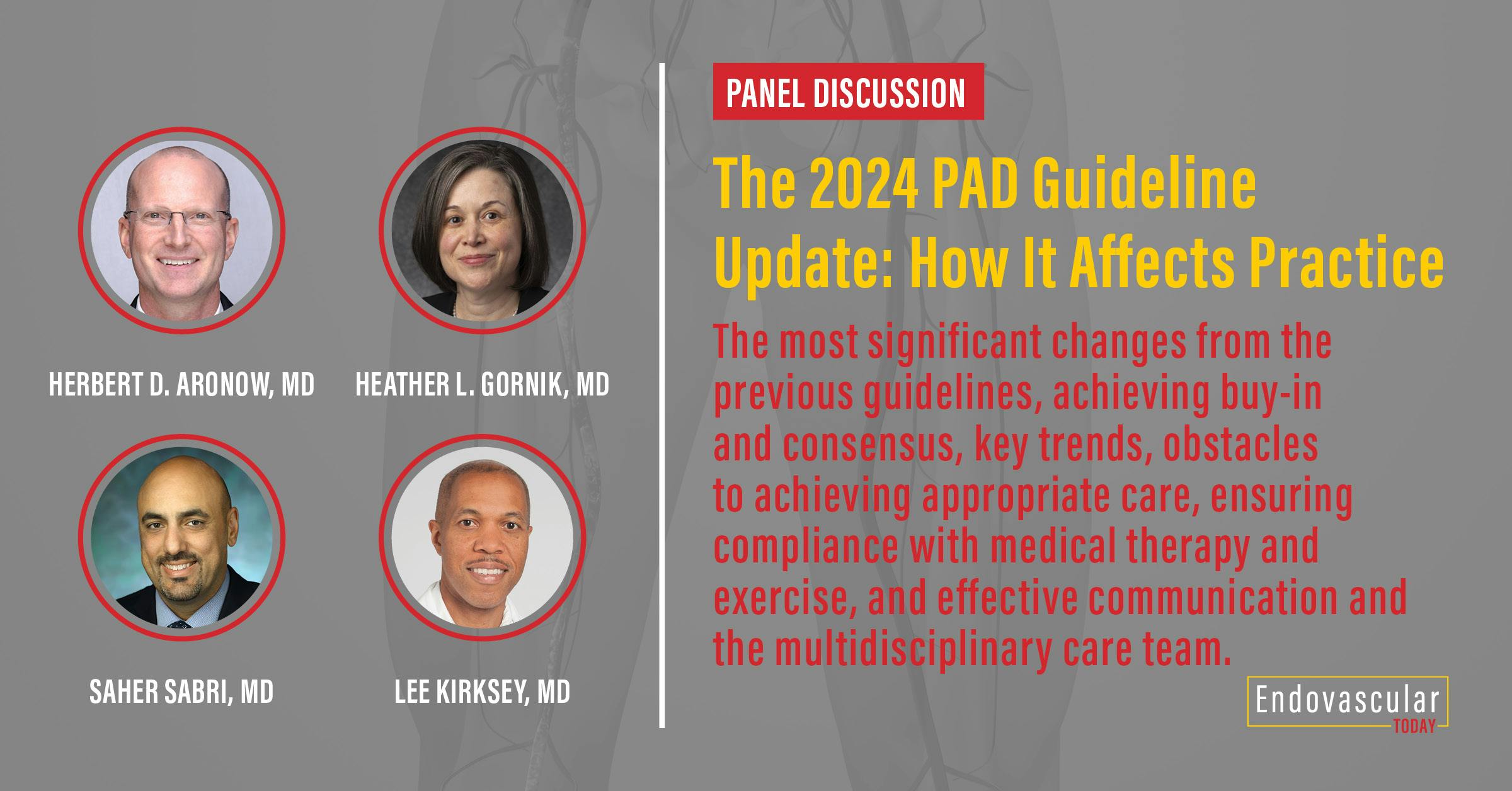 The 2024 PAD Guideline Update: How It Affects Practice - Endovascular Today
