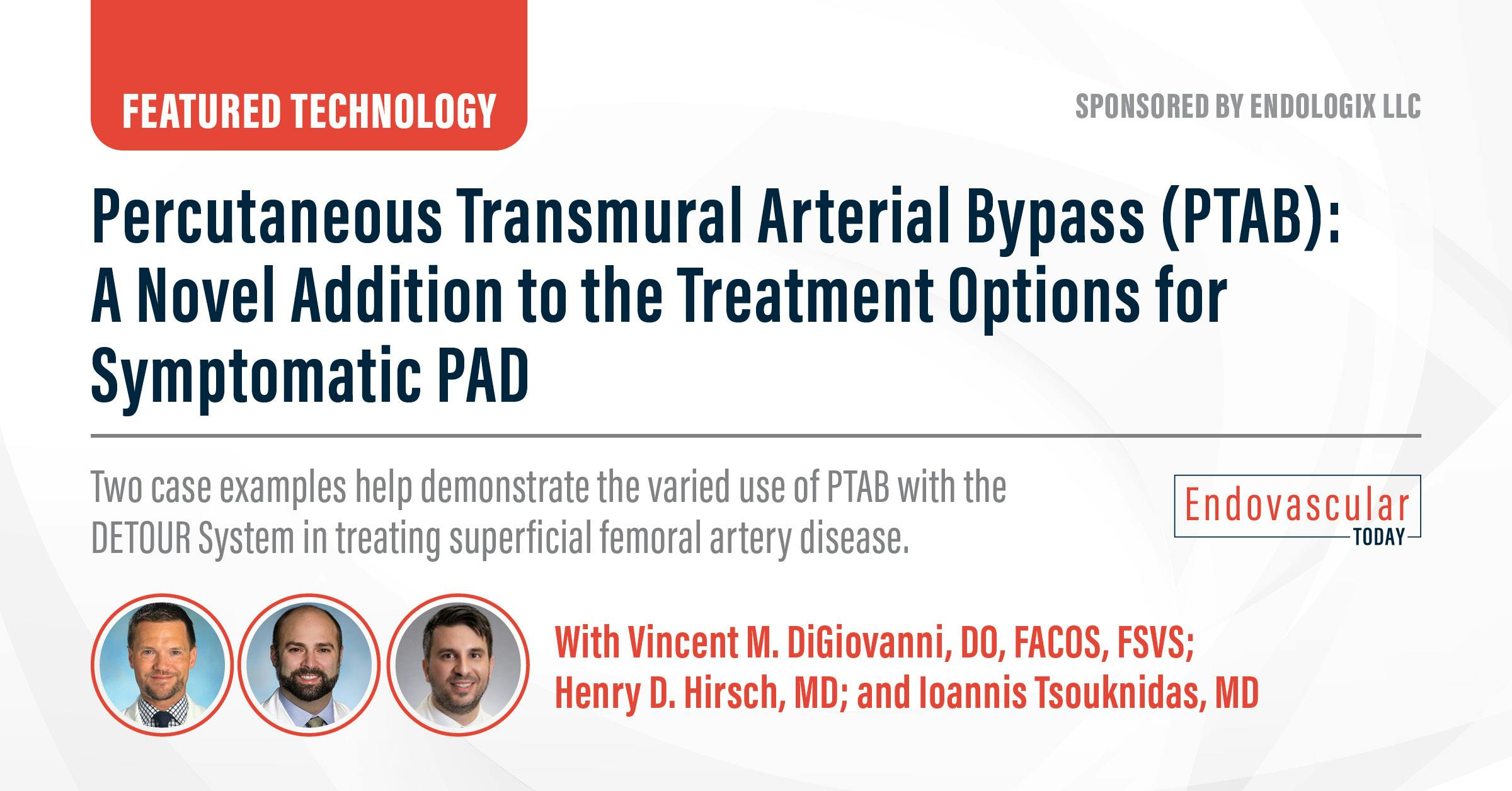 Percutaneous Transmural Arterial Bypass (PTAB): A Novel Addition to the ...
