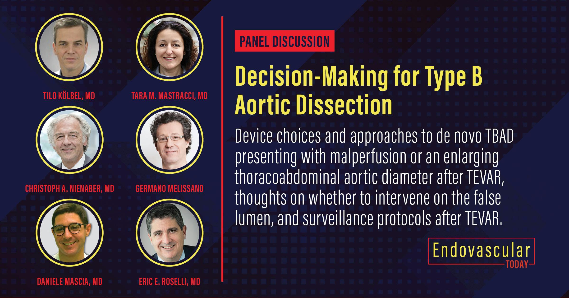 Panel Discussion: Decision-Making for Type B Aortic Dissection ...