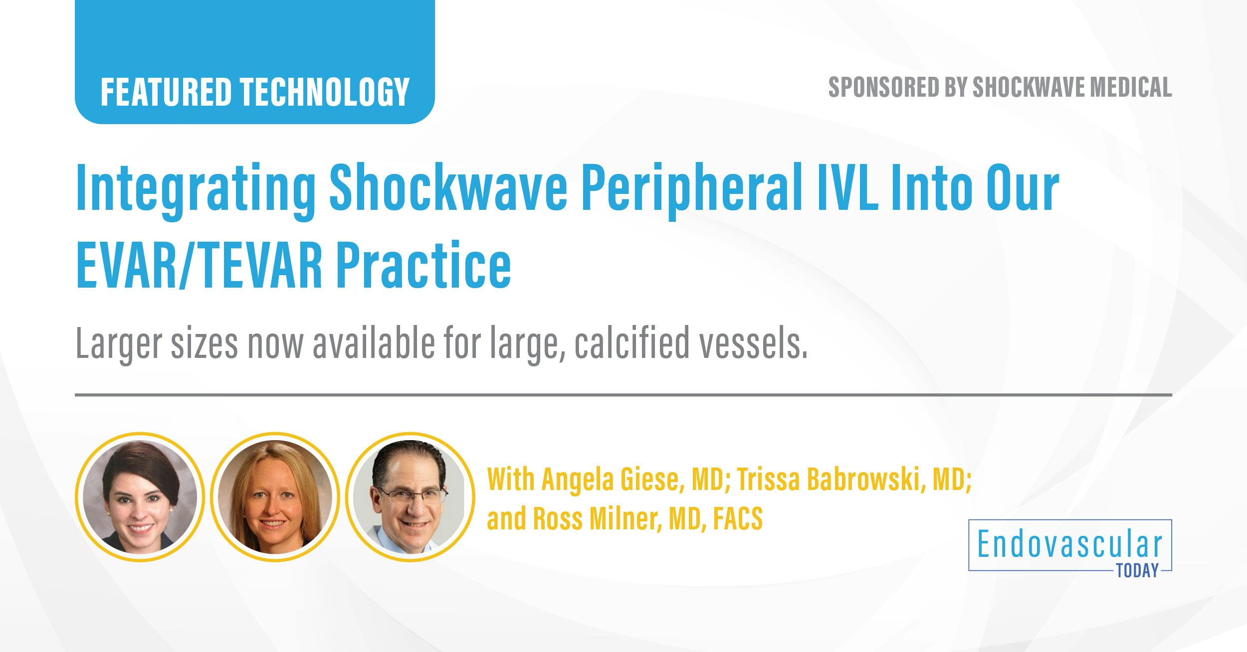 Integrating Shockwave Peripheral IVL Into Our EVAR/TEVAR Practice ...