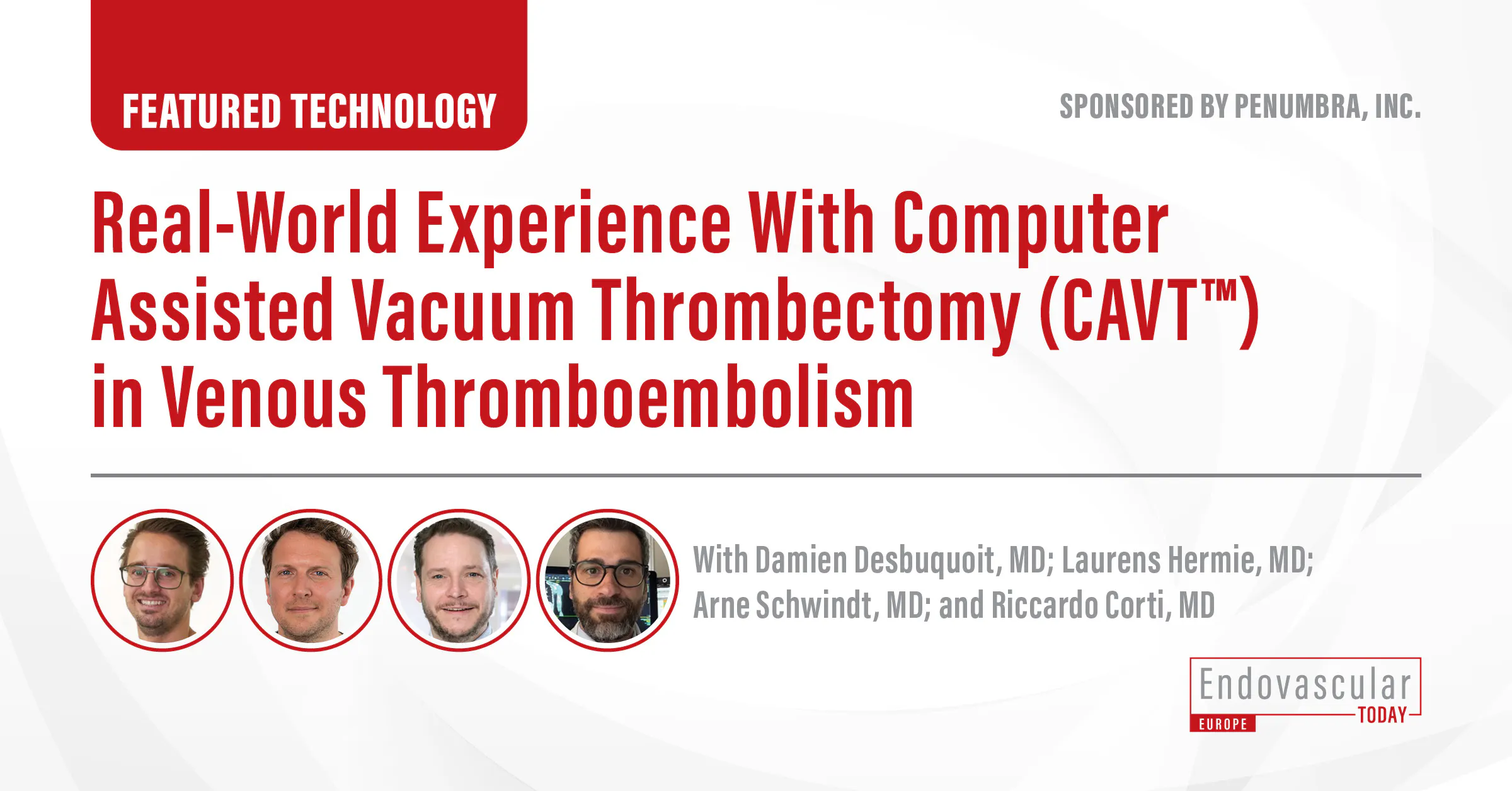 Real-World Experience With Computer Assisted Vacuum Thrombectomy (CAVT ...