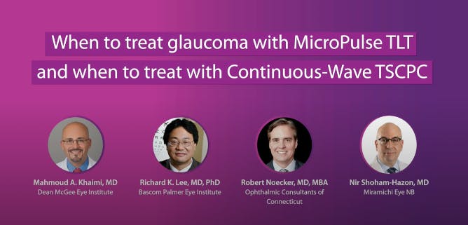 When to treat glaucoma with MicroPulse TLT and when to treat with ...