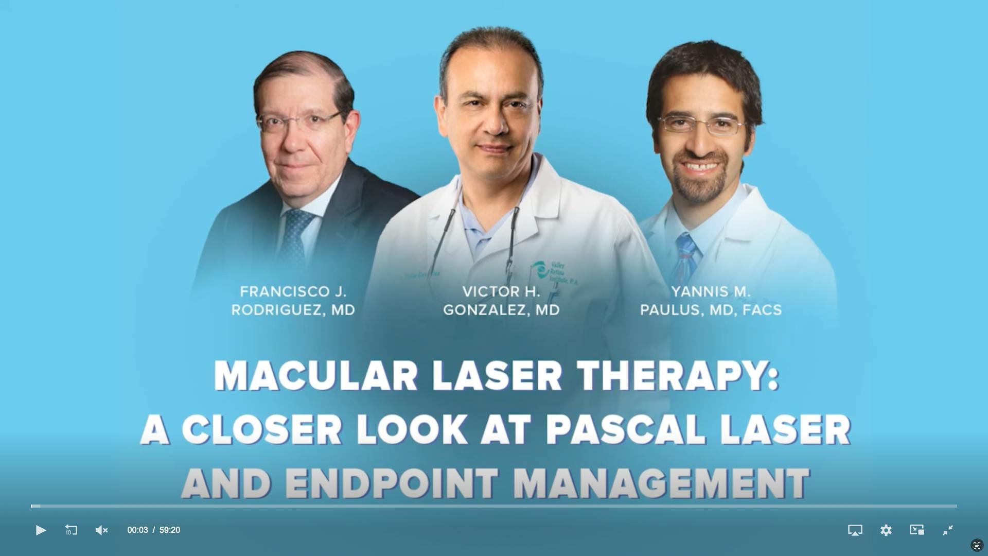 Macular Laser Therapy: A closer look at the Pascal Laser with Endpoint Management - Eyetube