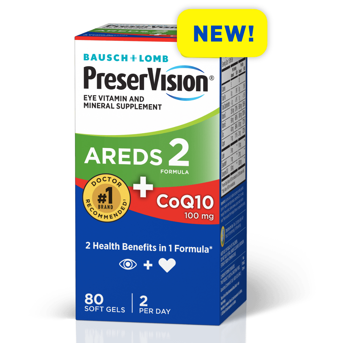 Bausch + Lomb Launches PreserVision AREDS 2 Formula Soft Gels Plus ...