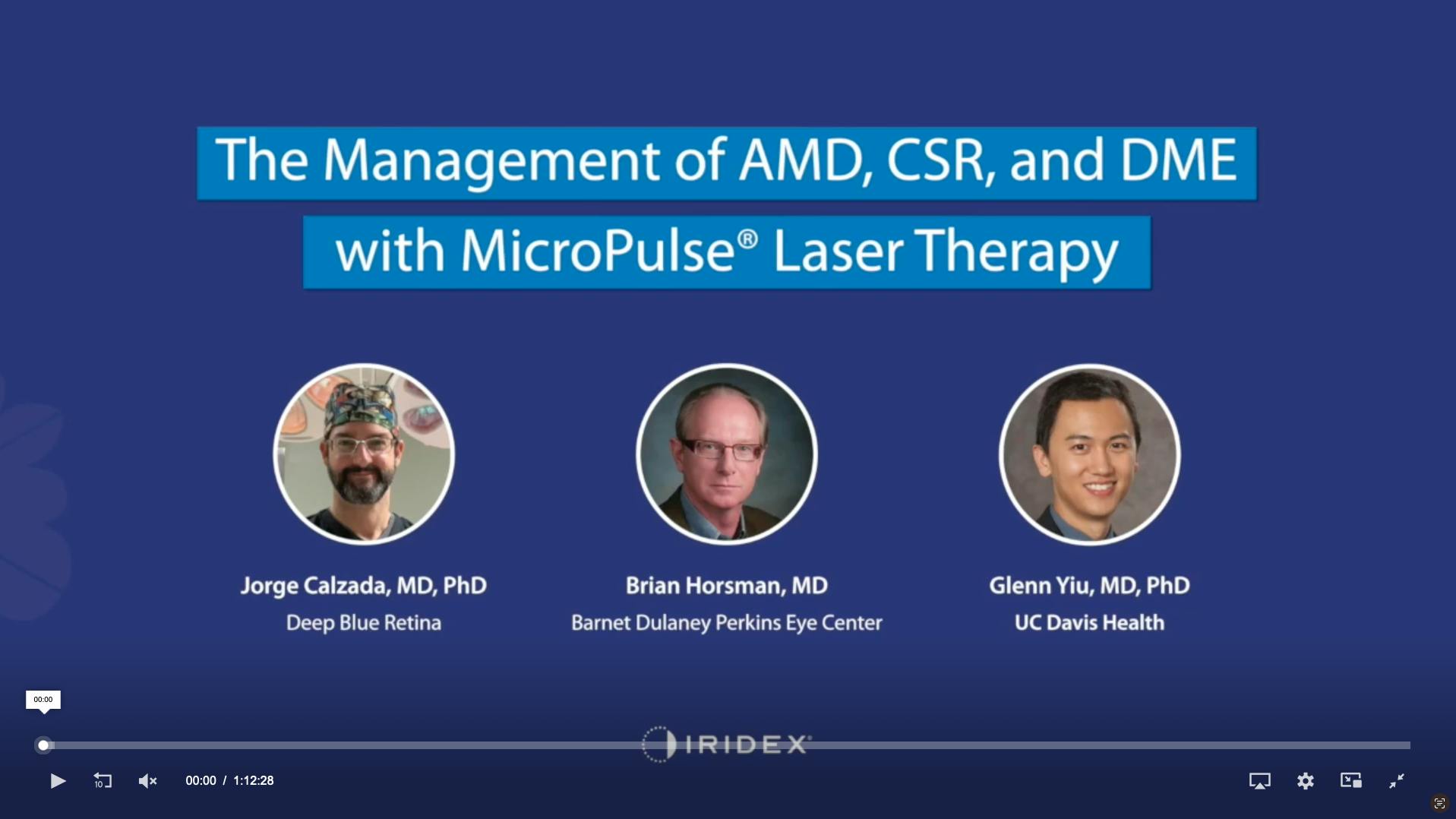 The Management of AMD, CSR, and DME with MicroPulse Laser Therapy - Eyetube