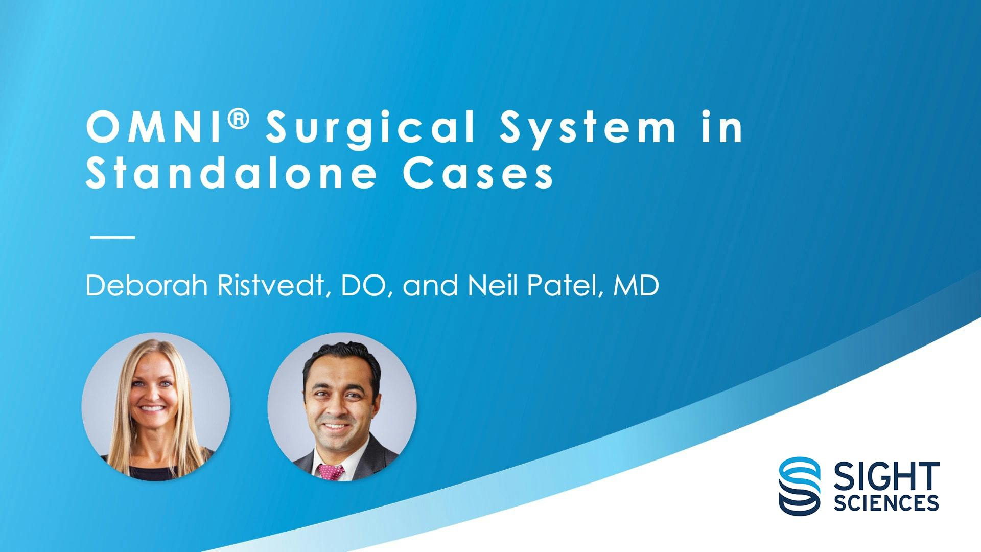 OMNI® Surgical System in Standalone Cases - Eyetube