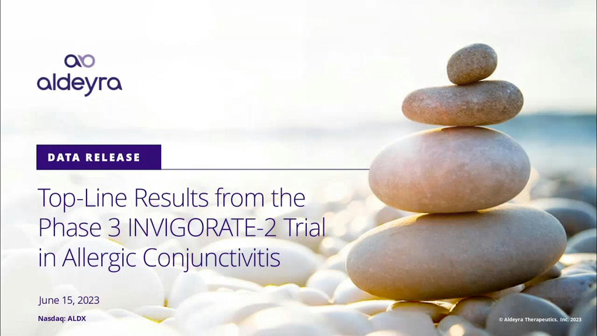 Positive Phase 3 Data for Aldeyra's Reproxalap for Allergic ...