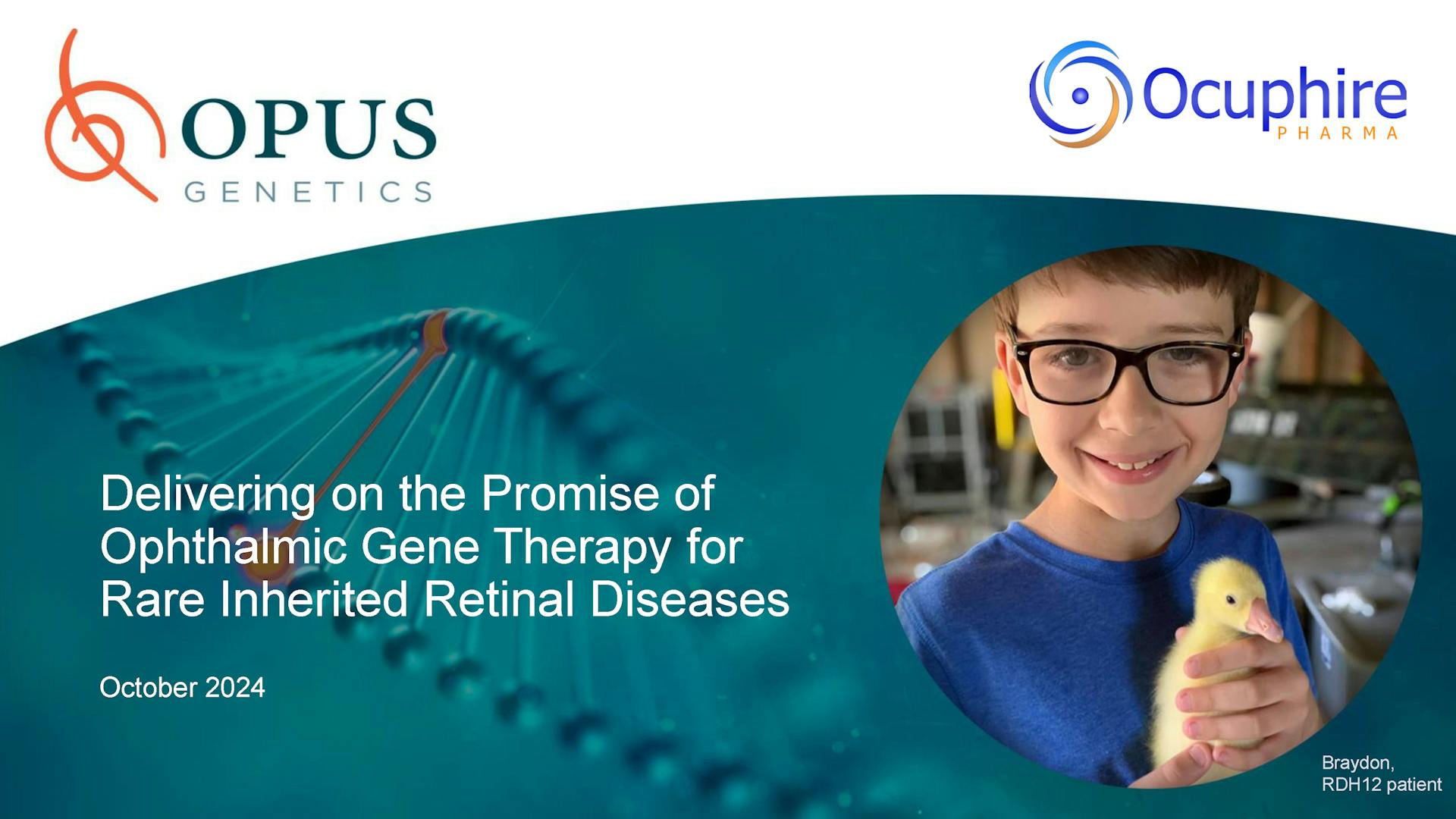 Ocuphire Acquires Gene Therapy Company Opus Genetics - Eyewire+